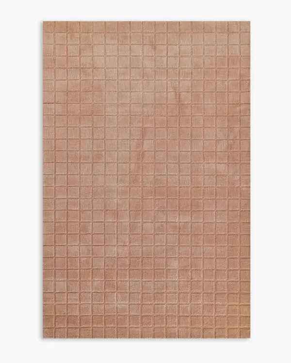 Quince Lennox Hand-loomed Wool Rug - Blush