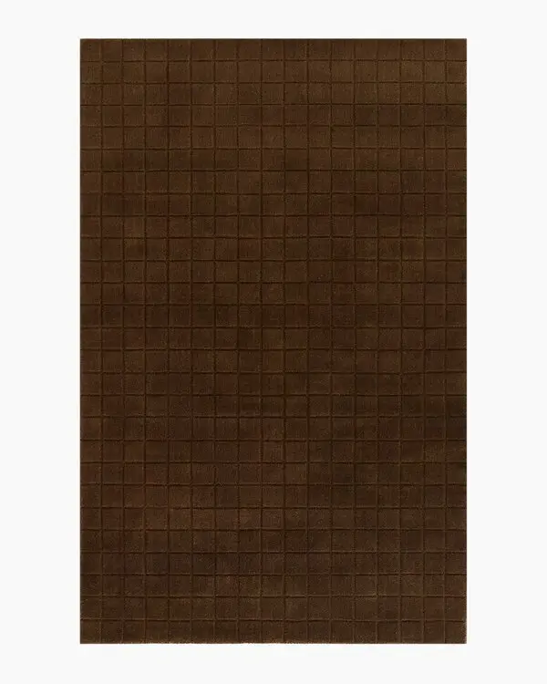 Quince Lennox Hand-loomed Wool Rug - Brown