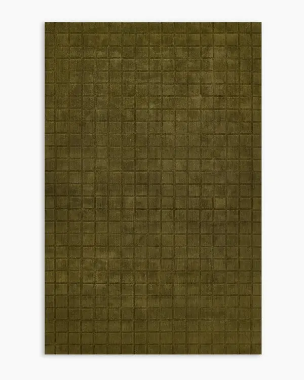 Quince Lennox Hand-loomed Wool Rug - Green
