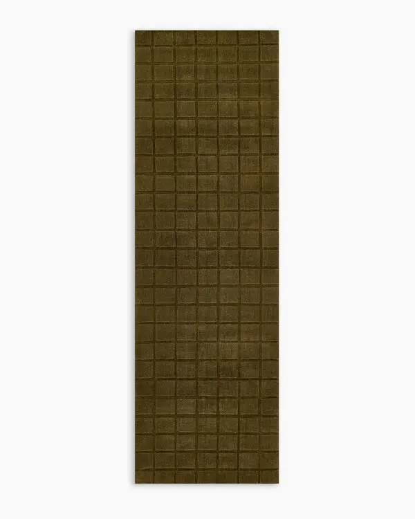 Quince Lennox Hand-loomed Wool Rug - Green
