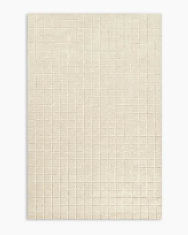Quince Lennox Hand-loomed Wool Rug - Ivory