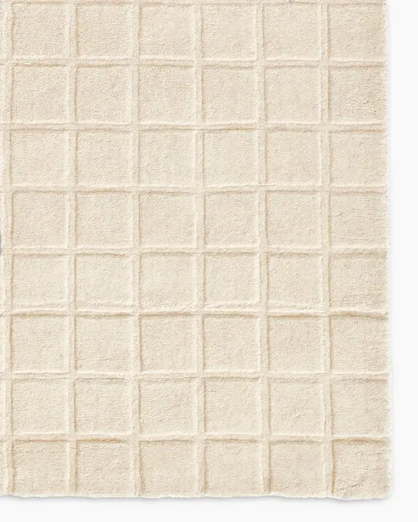 Quince Lennox Hand-loomed Wool Rug - Ivory