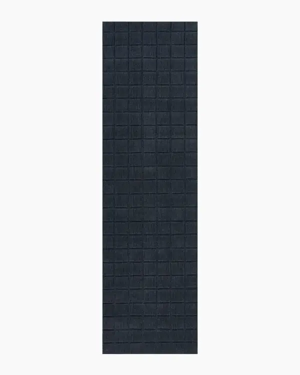Quince Lennox Hand-loomed Wool Rug - Navy