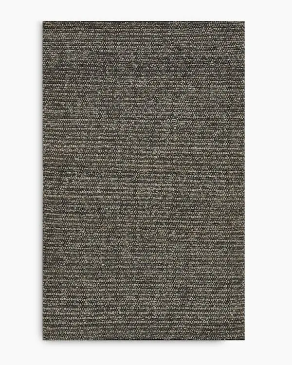 Quince Tribeca Handwoven Wool Rug - Charcoal
