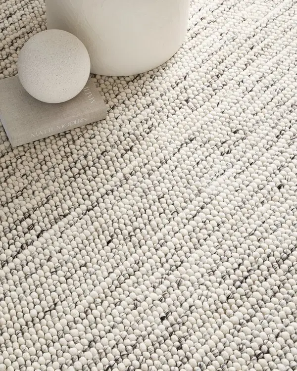 Quince Tribeca Handwoven Wool Rug - Ivory