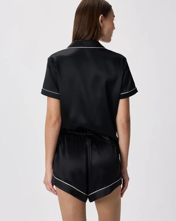Quince Satin Pajama Shorts