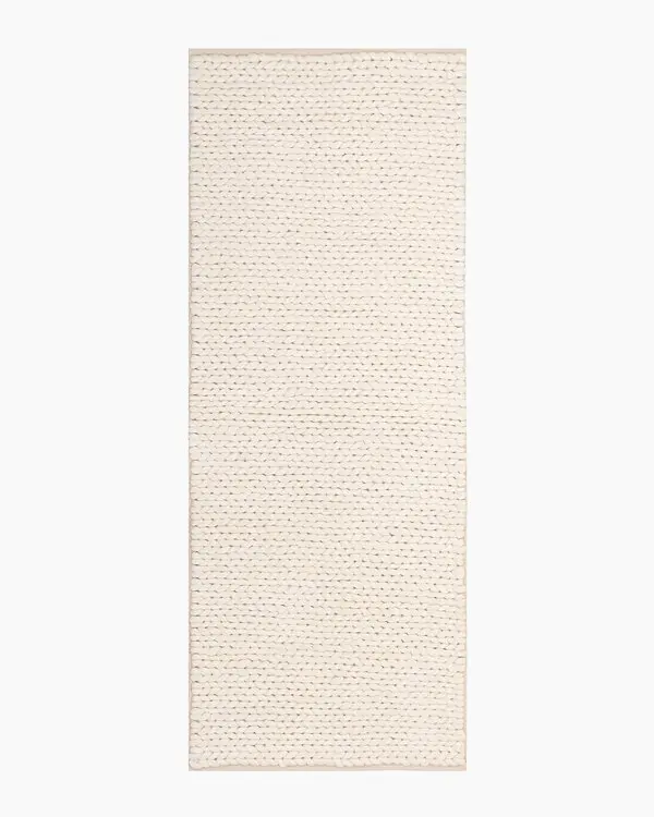 Quince Chunky Hand Braided Wool Rug - Neutral