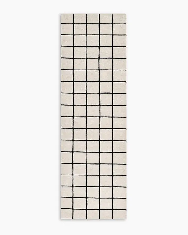 Quince Bowie Wool Rug - Ivory