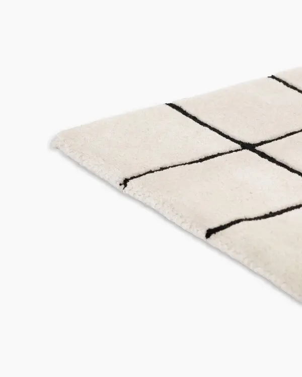 Quince Bowie Wool Rug - Ivory