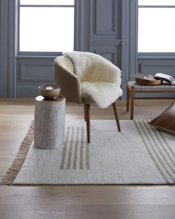 Quince Otto Hand-knotted Cotton Wool Rug - Ivory/neutral