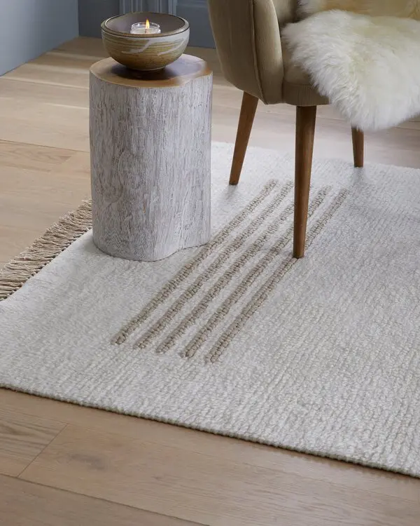 Quince Otto Hand-knotted Cotton Wool Rug - Ivory/neutral