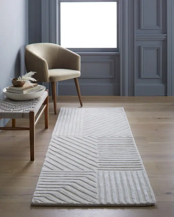 Quince Flint Wool Textured Rug