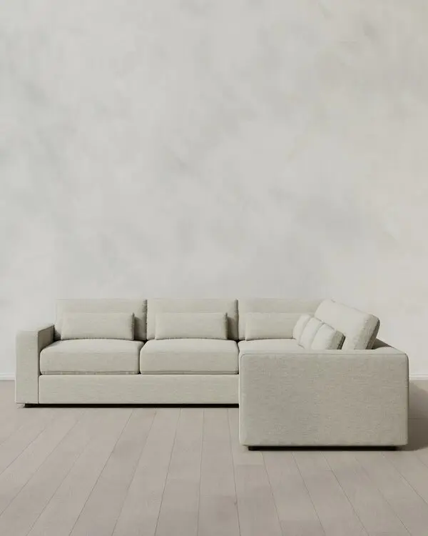 Quince Ashford Deep Seat L Sectional - Flax