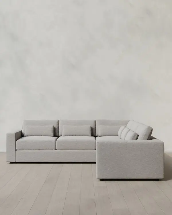 Quince Ashford Deep Seat L Sectional - Fog
