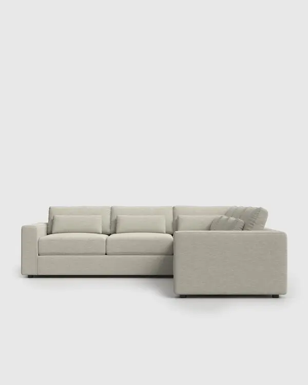 Quince Ashford Deep Seat L Sectional - Fog