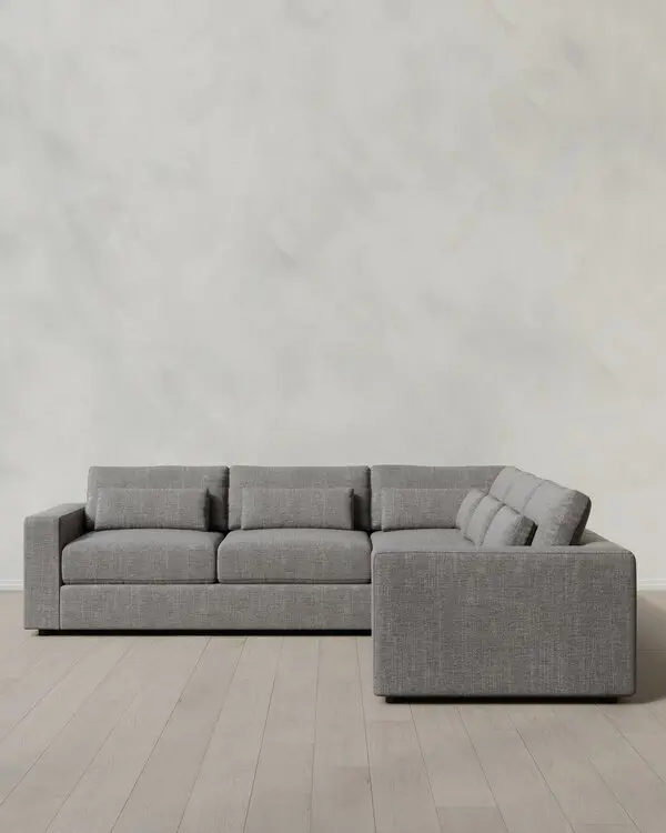 Quince Ashford Deep Seat L Sectional - Slate