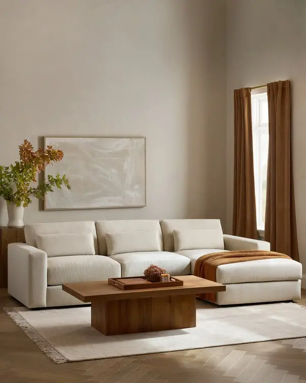 Quince Ashford Deep Seat Chaise Sectional - Ink