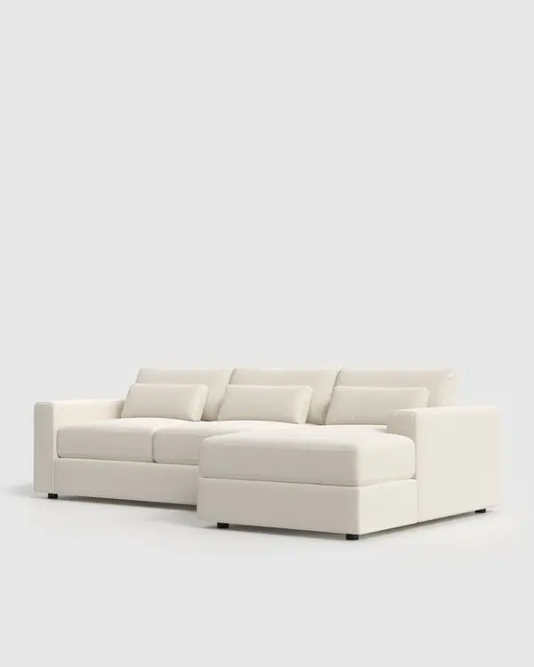 Quince Ashford Deep Seat Chaise Sectional - Ink