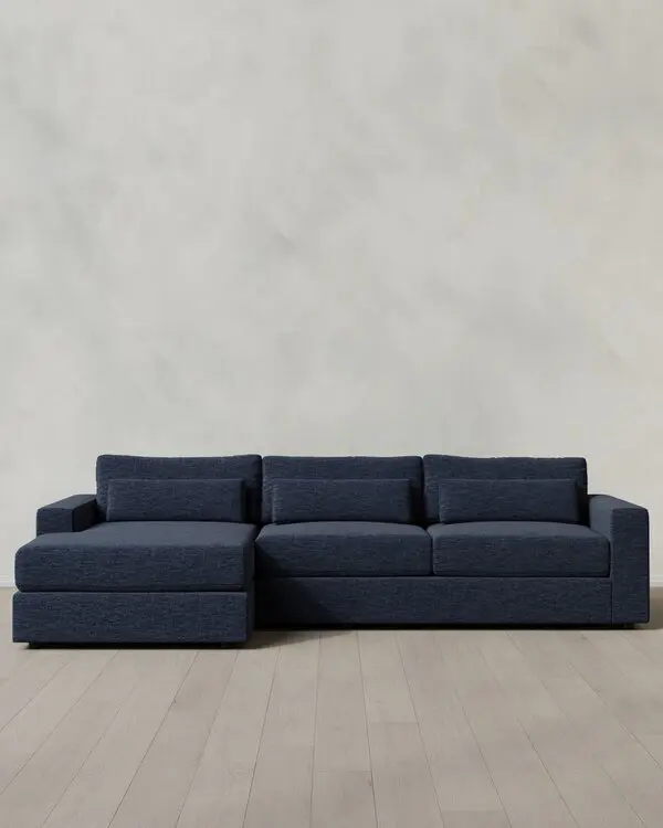 Quince Ashford Deep Seat Chaise Sectional - Ink