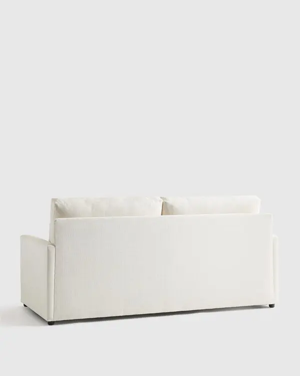 Quince Brennan Sleeper Sofa In Performance Velvet - Caramel