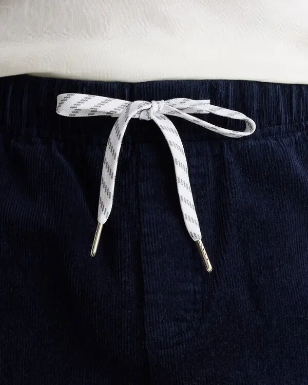 Quince Organic Stretch Corduroy Shorts - Deep Navy