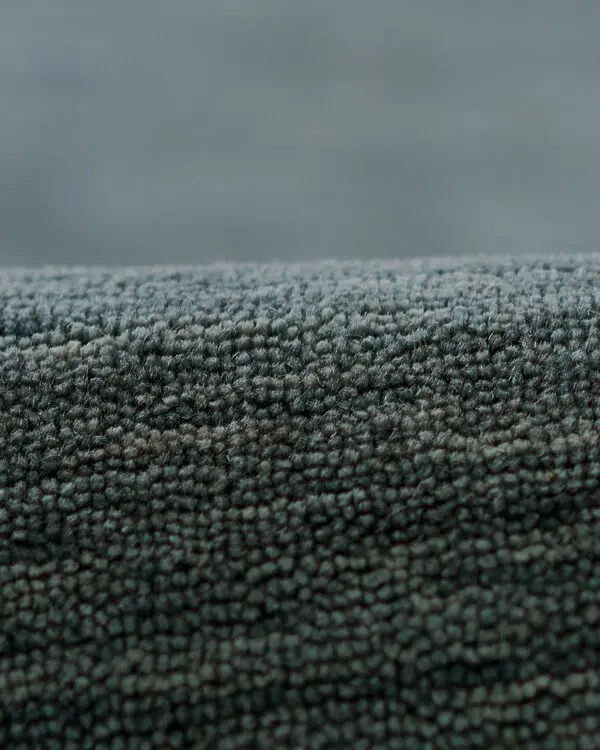 Quince Wells Hand-loomed Wool Rug - Blue
