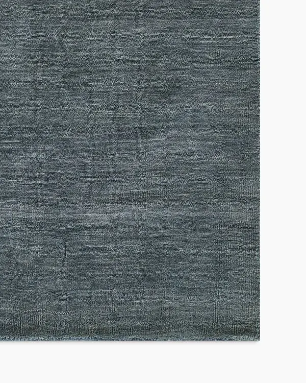 Quince Wells Hand-loomed Wool Rug - Blue