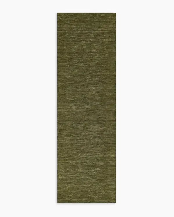 Quince Wells Hand-loomed Wool Rug - Green