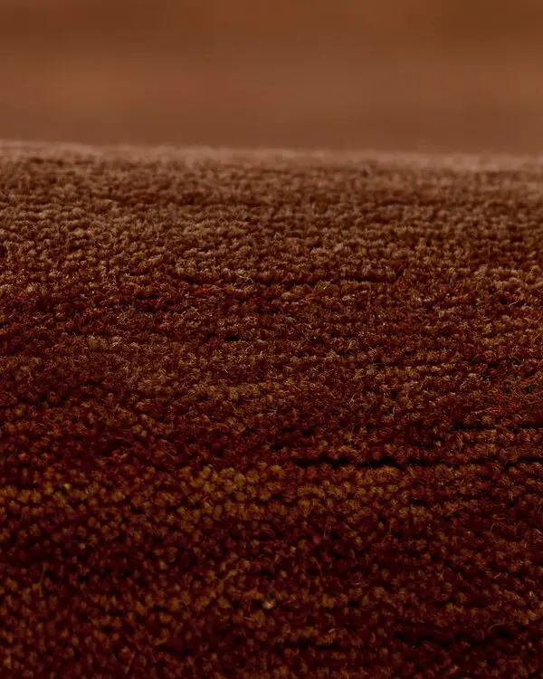 Quince Wells Hand-loomed Wool Rug - Rust