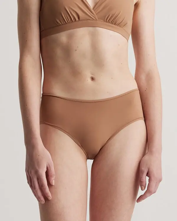 Quince Second Skin Hipster Brief - Mocha