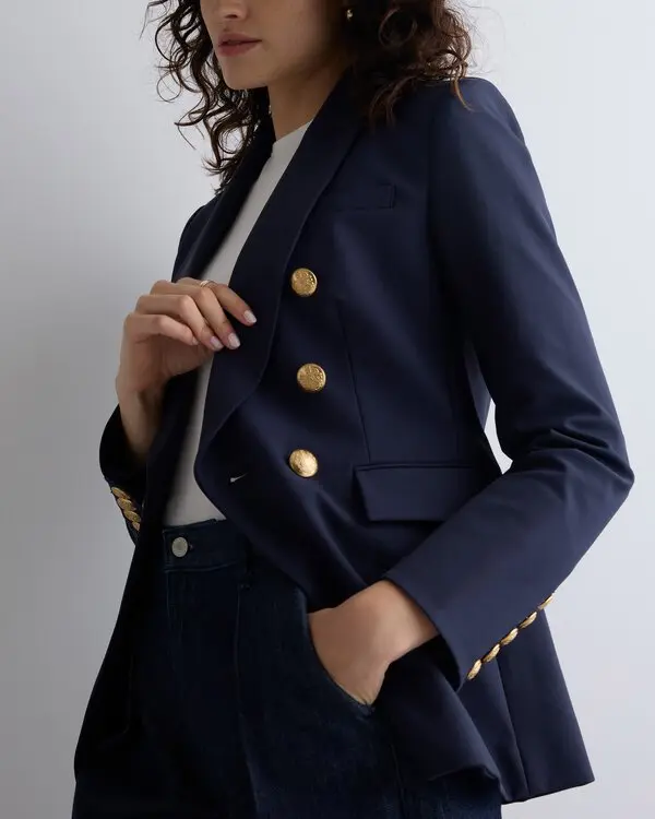 Quince Convertible Blazer - Navy