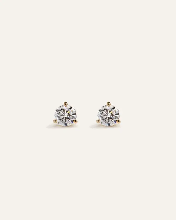 Quince 14k Gold 1ctw Lab Grown Diamond Stud Earrings - Yellow Gold