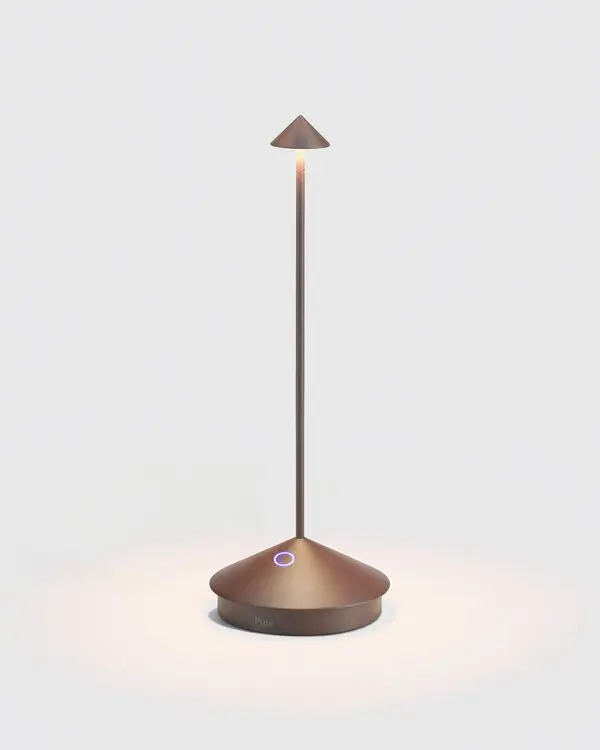 Quince Zafferano America Pina Pro Rechargeable Table Lamp Zafferano - Rust