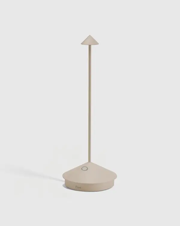 Quince Zafferano America Pina Pro Rechargeable Table Lamp Zafferano - Sand