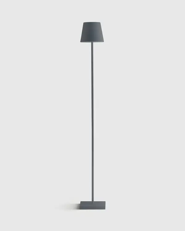 Quince Zafferano America Poldina Pro Rechargeable Floor Lamp Zafferano - Dark Grey