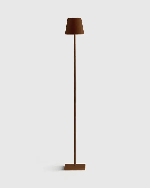 Quince Zafferano America Poldina Pro Rechargeable Floor Lamp Zafferano - Rust