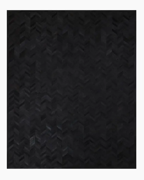 Quince Jones Hide Rug - Black