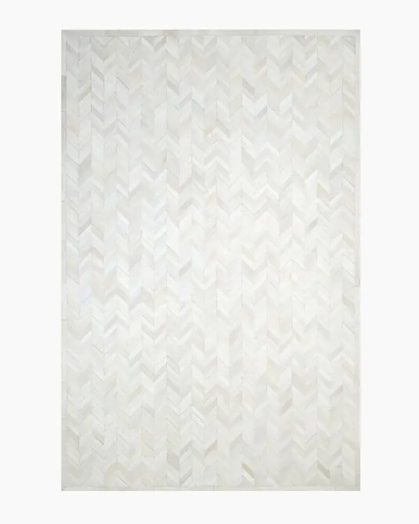 Quince Jones Hide Rug - Ivory