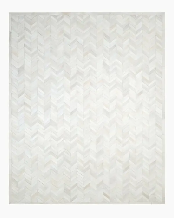 Quince Jones Hide Rug - Ivory