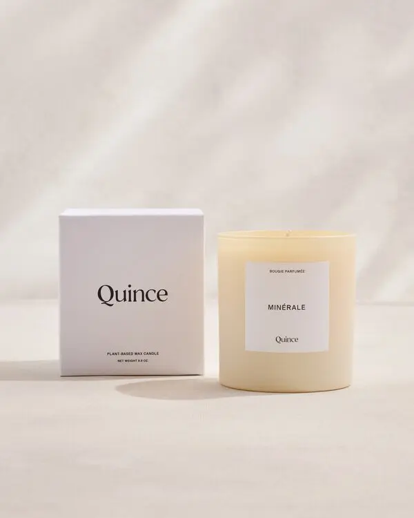 Quince Minérale Candle, Plant-based Wax