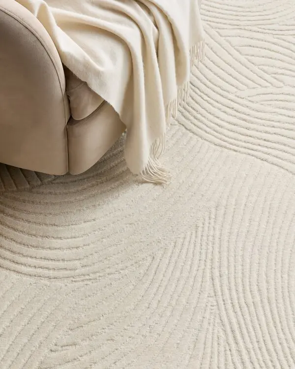 Quince Windsor Hand-loomed Wool Rug - Ivory