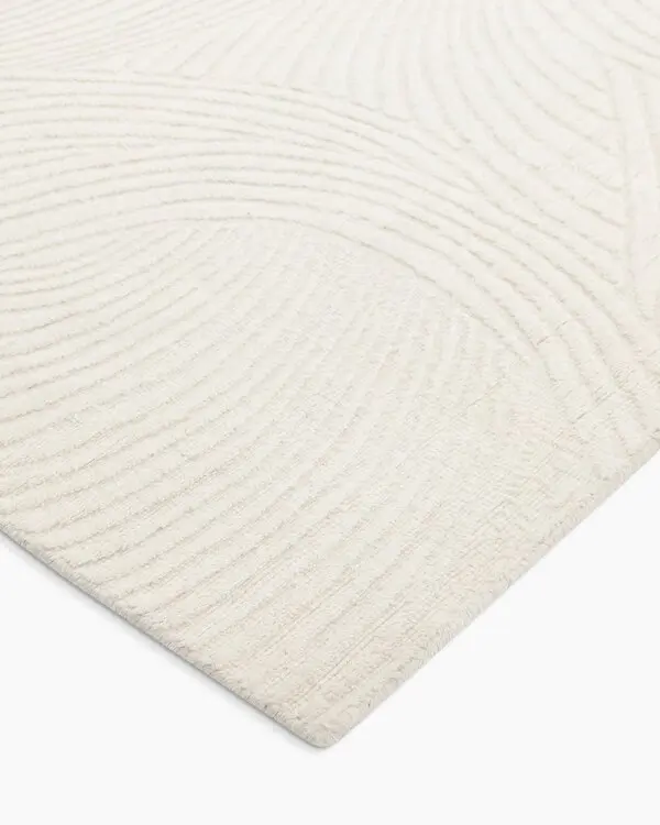Quince Windsor Hand-loomed Wool Rug - Ivory