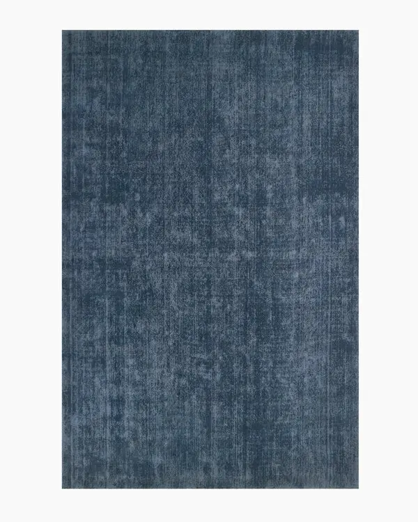 Quince Drew Hand-loomed Jute Rug - Blue