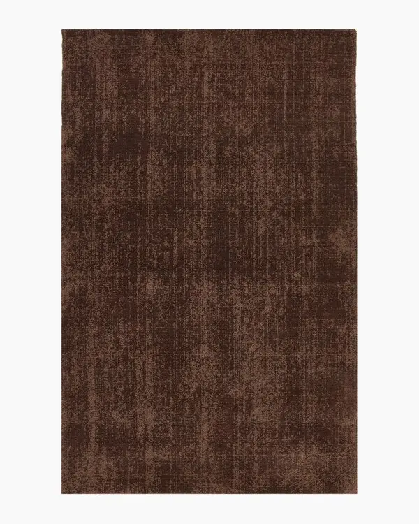 Quince Drew Hand-loomed Jute Rug - Chocolate