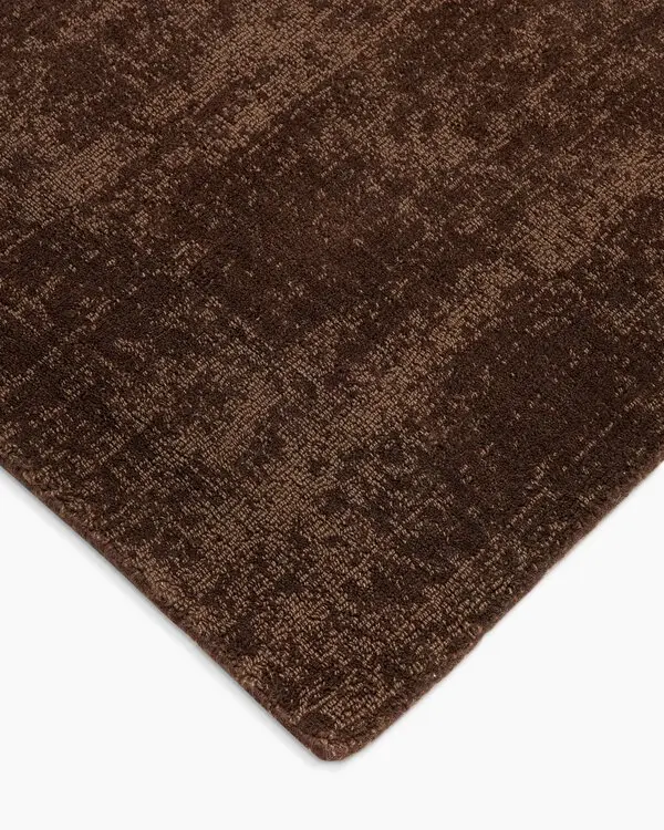 Quince Drew Hand-loomed Jute Rug - Chocolate