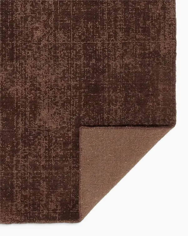Quince Drew Hand-loomed Jute Rug - Chocolate