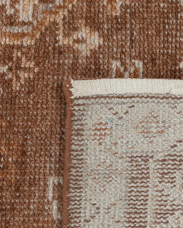 Quince Fara Hand-knotted Wool Rug - Brown