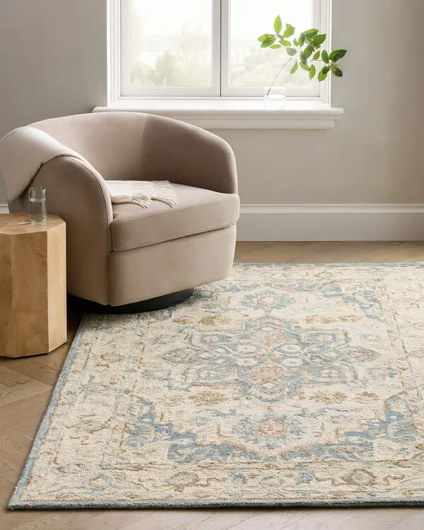 Quince Brenner Wool Rug - Blue