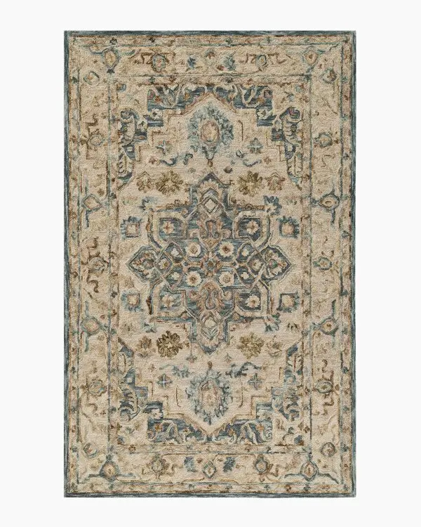 Quince Brenner Wool Rug - Blue