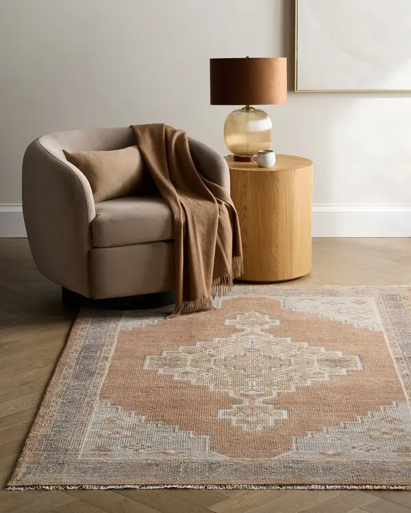 Quince Chloe Hand-knotted Wool Rug - Cognac